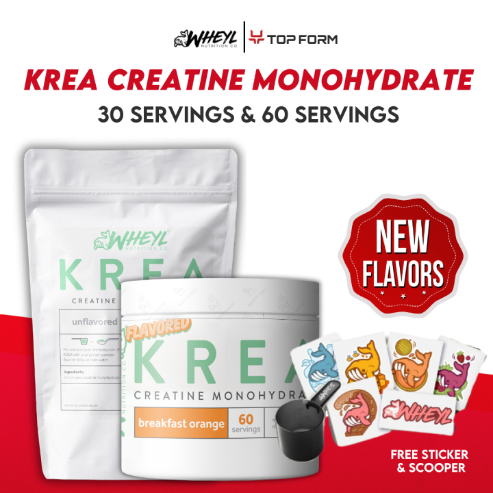 Krea Creatine 150g & 300g (30 servings & 60 servings) by Wheyl ...
