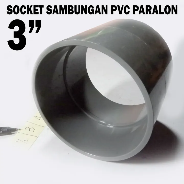 Socket D Rucika 3 Inch Sambungan Pipa Paralon Polos Sok Sock 3 inch ...