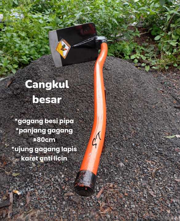 CANGKUL BESAR GAGANG BESI PIPA SIAP PAKAI | Lazada Indonesia