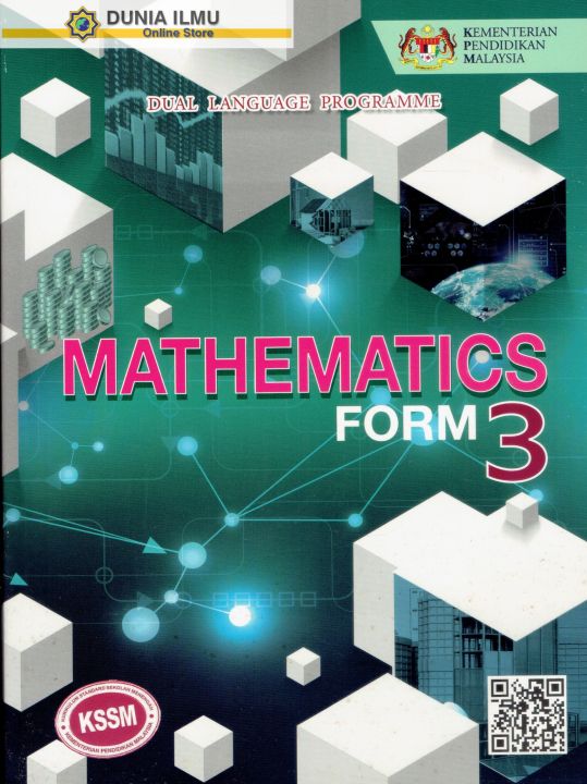 Buku Teks Mathematics Form 3 DLP KSSM (TB Form 3) | Lazada