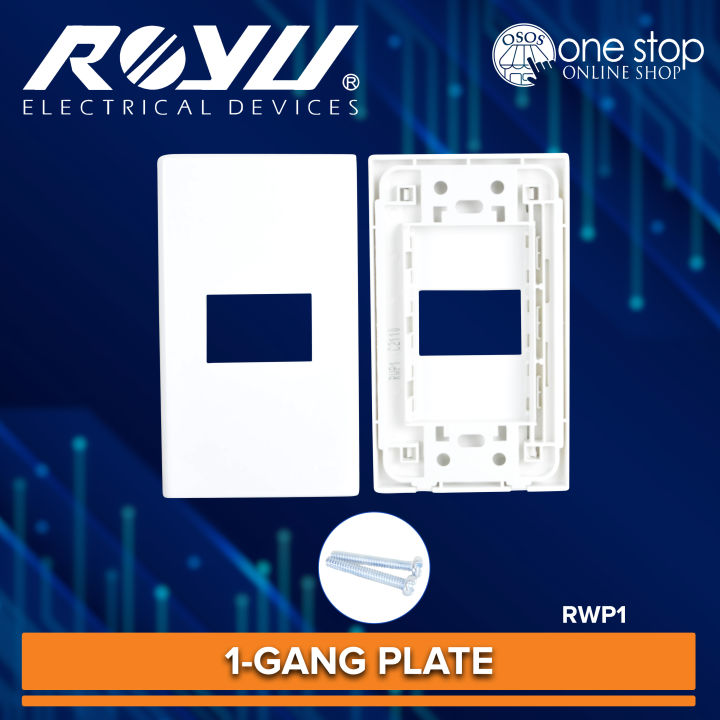 Royu Original Easy Installation 1-Gang Plate RWP1 *OSOS* | Lazada PH