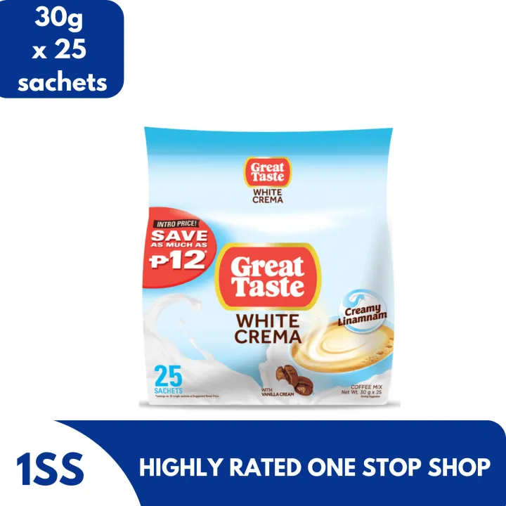 Great Taste White 3in1 Coffee Mix, 30g x 25 sachets | Lazada PH
