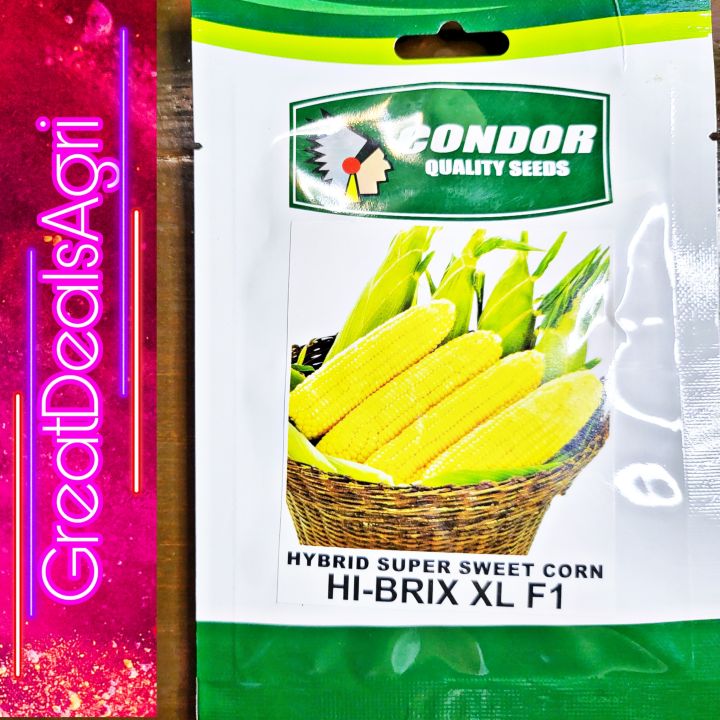 HI-BRIX XL F1 HYBRID SUPER SWEET CORN SEEDS (10 GRAMS) CONDOR SEEDS ...