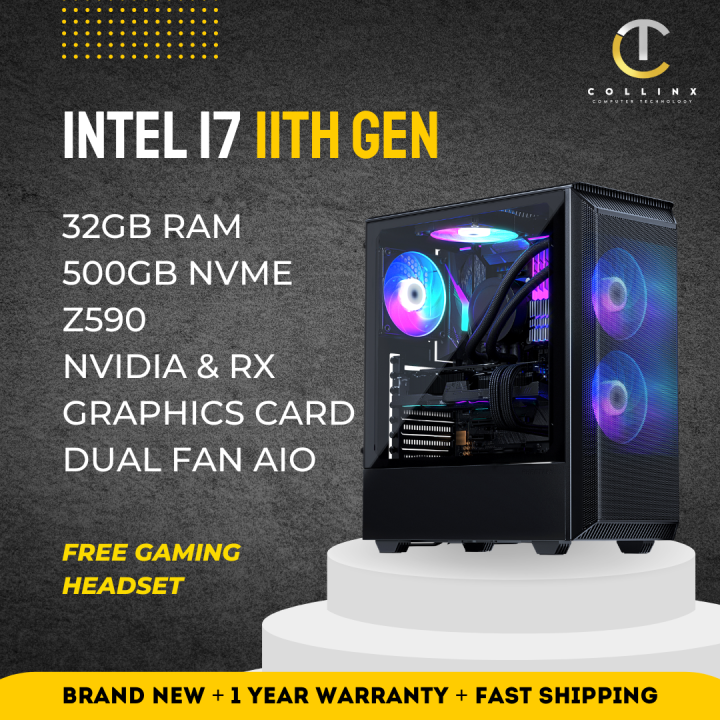 [ GAMING PC BUILD - TITANIUM ] INTEL CORE I7 11TH GEN Desktop | Nvidia ...
