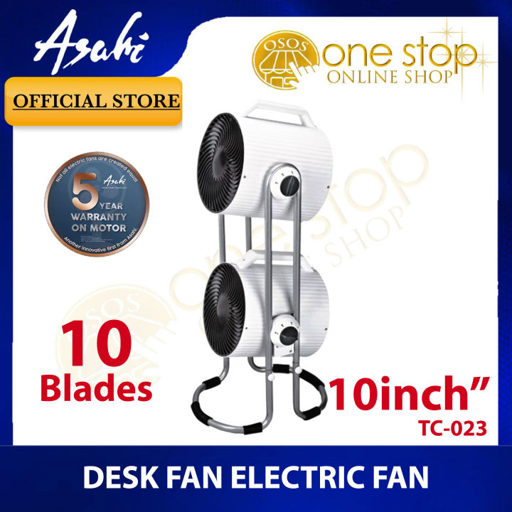 Asahi Original 10inches Turbo Circulator Tower Fan Electric Fan TC 023 ...