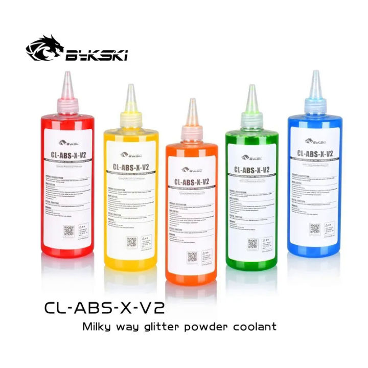 Bykski 500ML Computer Coolant Glitter Flash Powder Liquid For Computer ...
