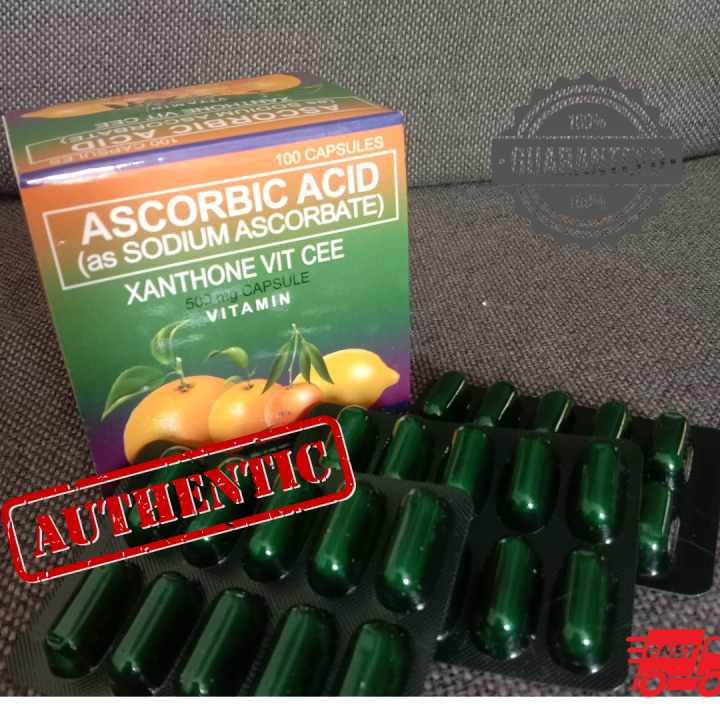 Ascorbic Acid | XANTHONE VIT CEE (per pad=10 capsules) | Authentic Doc ...