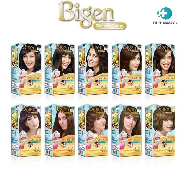 Bigen One Push Cream Color Hair Color | Lazada