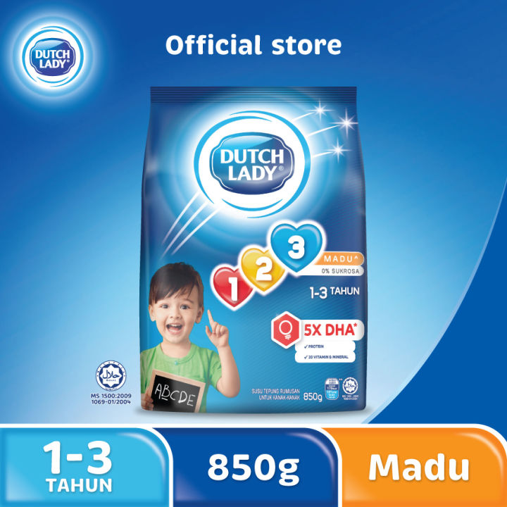 Dutch Lady Milk formula 123 Honey Flavour 850g | Lazada