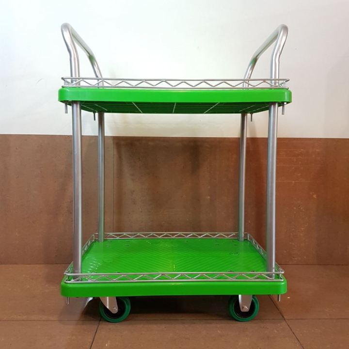 Tahan THP-532 Two Tier PVC Platform Hand Truck 900x600mm 300kgs ID30460 ...