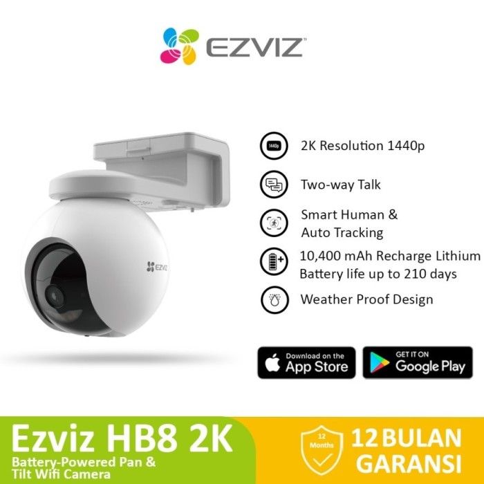 EZVIZ CB3 2MP SMART HOME WI-FI BATTERY IP CAMERA OUTDOOR CCTV | Lazada ...