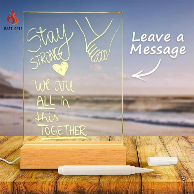 EAST GATE Simple transparent acrylic note board message board memo ...