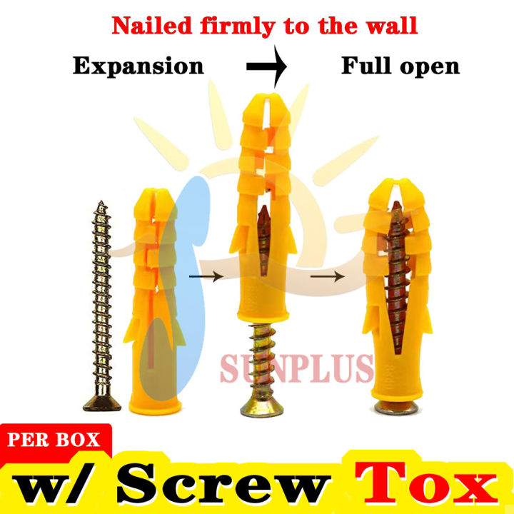 Tox W/ Screw #6, #8, #10 Expansion Tube Metal Screw kit Self Tapping ...
