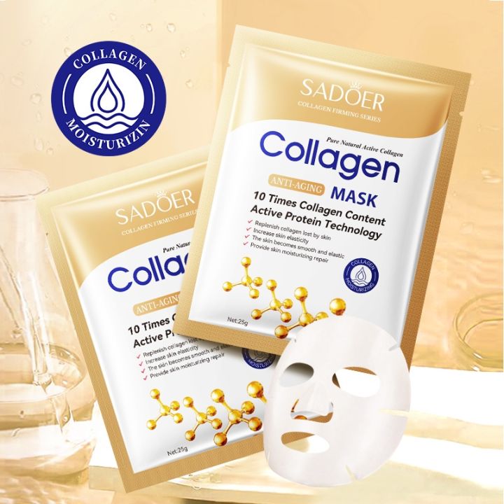 Sadoer bone collagen mask anti-wrinkle brightening whitening skin ...