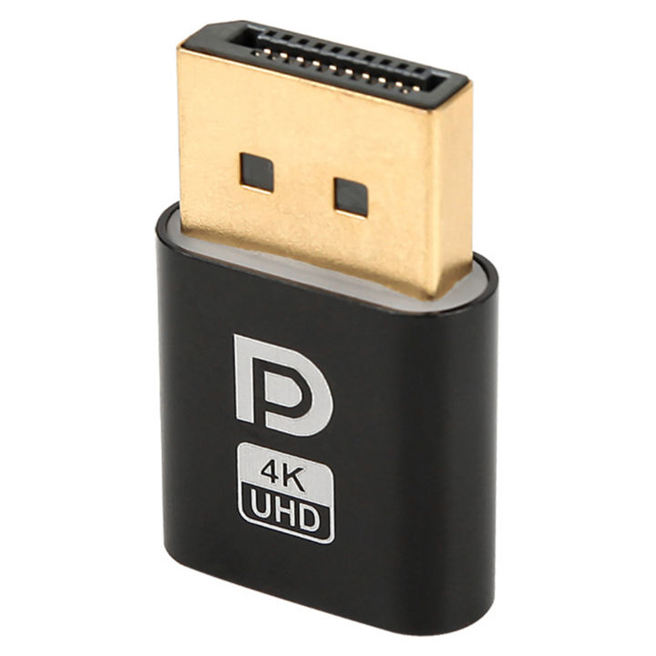 Virtual Display Adapter DP Display Port Dummy Plug 4K Headless Ghost ...