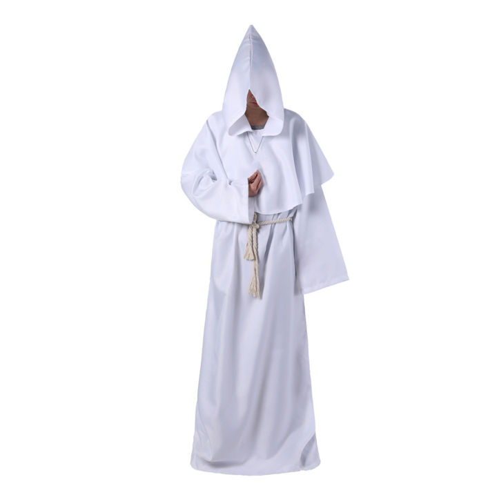 Microgood 1 bộ trang phục halloween phù hợp với vành đai áo choàng Bộ Vòng cổ áo dài tay có mũ ...