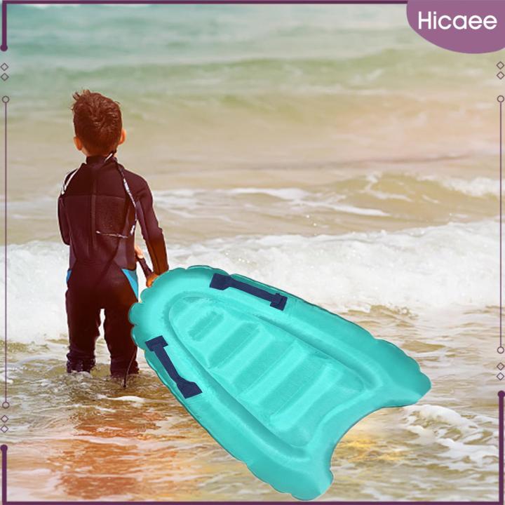 Hicaee Inflatable Surf Body Board with Handles Inflatable Surfboards ...