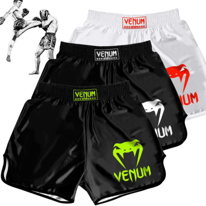 Boxing Shorts Muay Thai Kick Boxing Boxer Trunks MMA Men Fight Grappling Sportswear Quick Drying ...