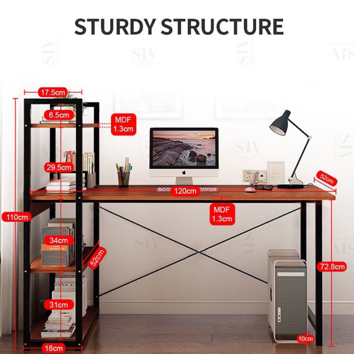 Office Table Study Desk Nordic Writing Simple | Lazada PH