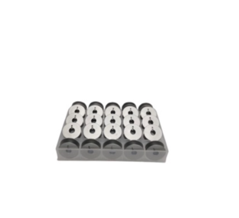 25 PAFF Bobbins + Case Spool Bobbin Besi Mesin Jahit Jarum 1 High Speed ...