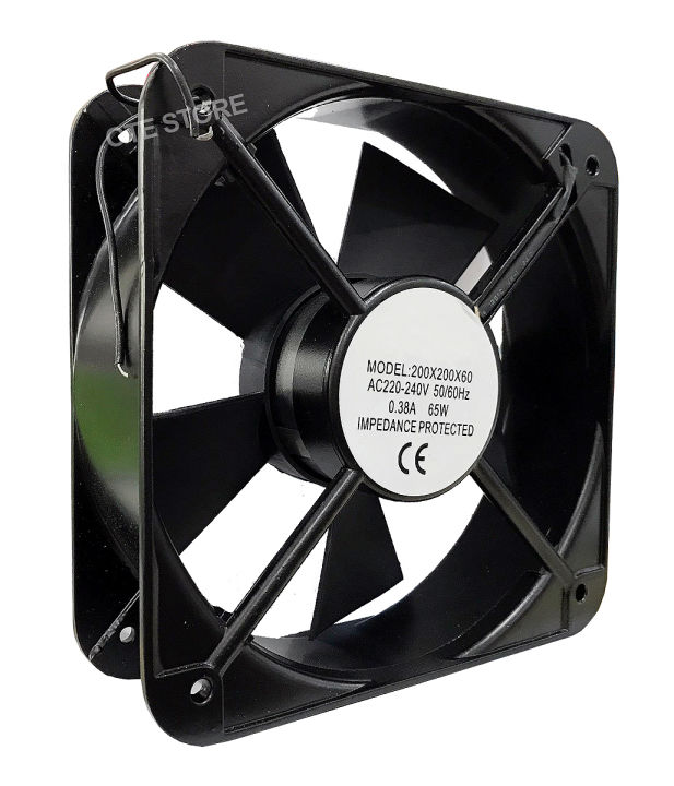 8 inch AC240V Cooling Fan AC Blower 200mm x 200mm x 60mm (Ball Bearing) | Lazada