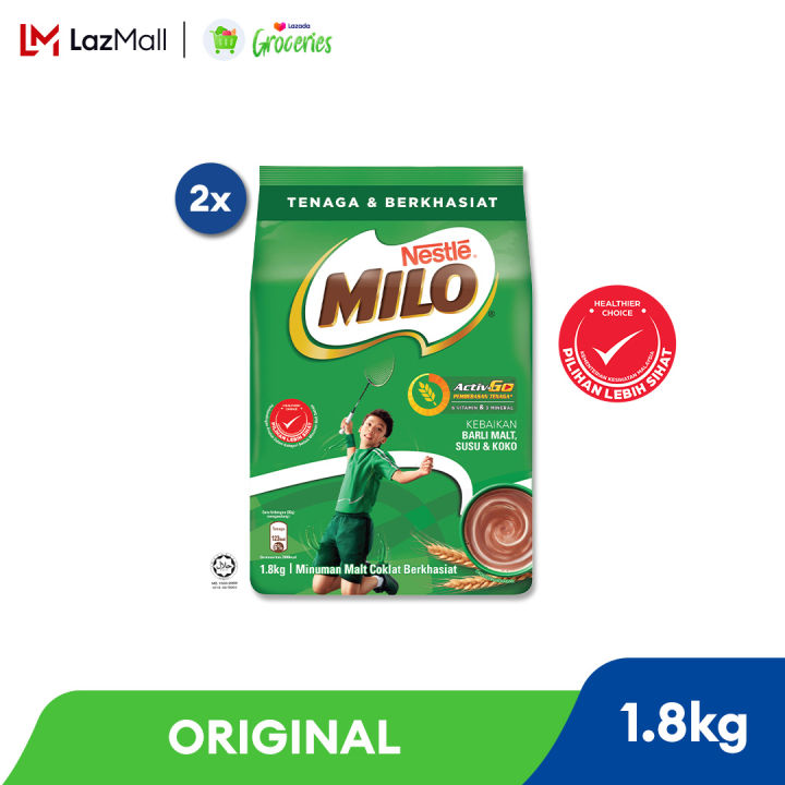 [BUNDLE] MILO ACTIV-GO HCL 2.0 1.8kg x 2 | Lazada