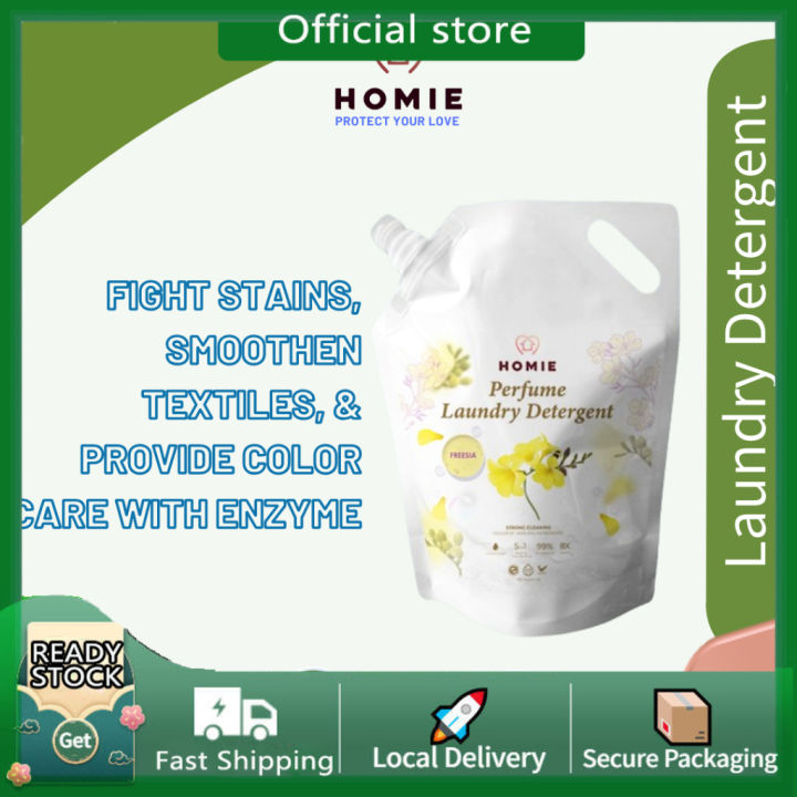 HOMIE 5 in 1 Enzyme Anti-Bacterial Perfume Laundry Detergent (Refill ...