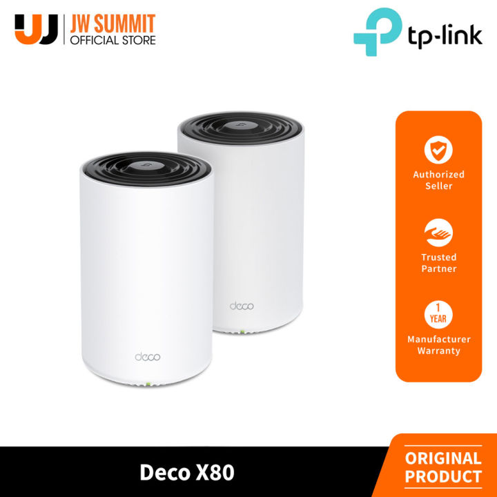 TP-Link Deco X80 AX6000 Dual-Band Mesh WiFi 6 System (1 pack / 2 pack / 3 pack) | Lazada PH