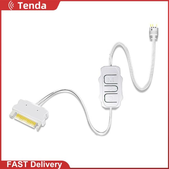 SATA To 5V 3 Pin ARGB Controller Cable SATA Power Supply RGB SYNC ...