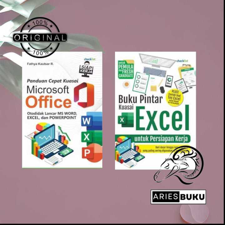 ORIGINAL!!! BUKU PANDUAN CEPAT KUASAI MICROSOFT OFFICE & BUKU PINTAR ...