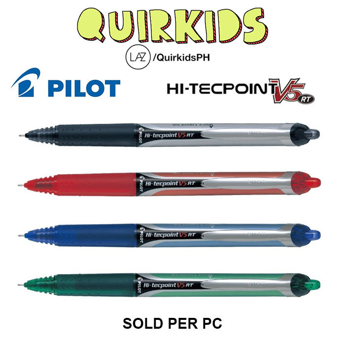 Pilot V5 / V7 RT Hi-Techpoint Roller Ball Retractable Pen 0.5 / 0.7 ...