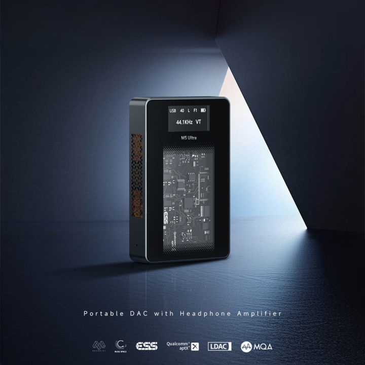 Musehifi M5 Ultra Hi-Res Portable Bluetooth USB DAC & AMP QCC5125 ...