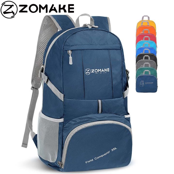 ZOMAKE 35L Foldable Waterproof Backpack for Travel Ultra Lightweight ...