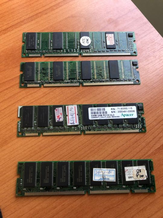 SDRAM 128MB / SDRAM 64MB / SDRam 32MB / RAM SDRAM Bus 100 MHz. PC100 168 pin แรมบัส 100 แรม ...