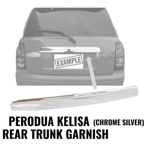 Perodua Kelisa Rear Bonnet Boot Trunk Lid Garnish Bonet Belakang Batang ...