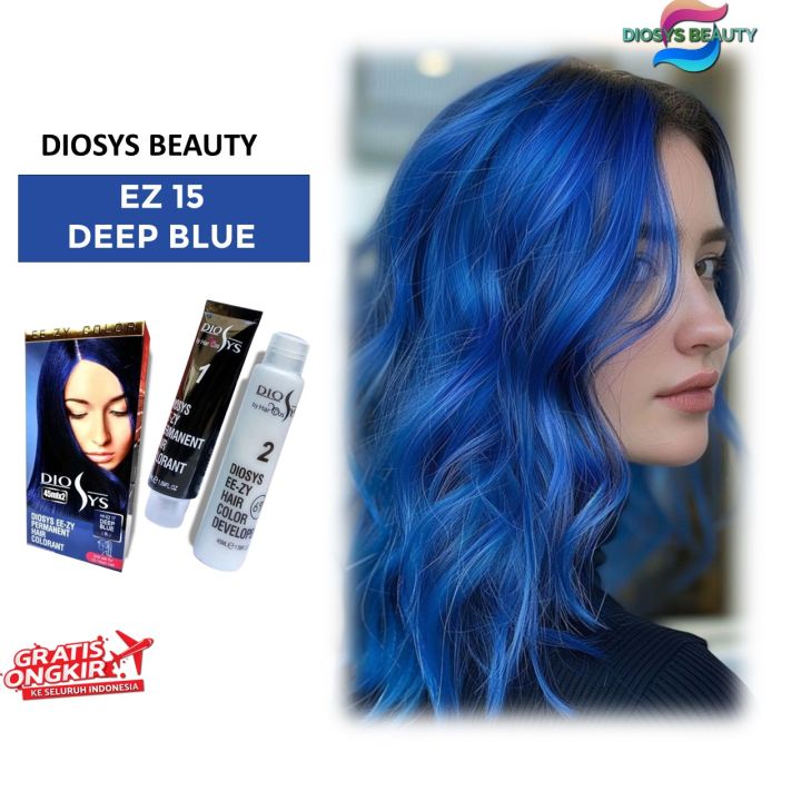PEWARNA RAMBUT DIOSYS DEEP BLUE | Lazada Indonesia