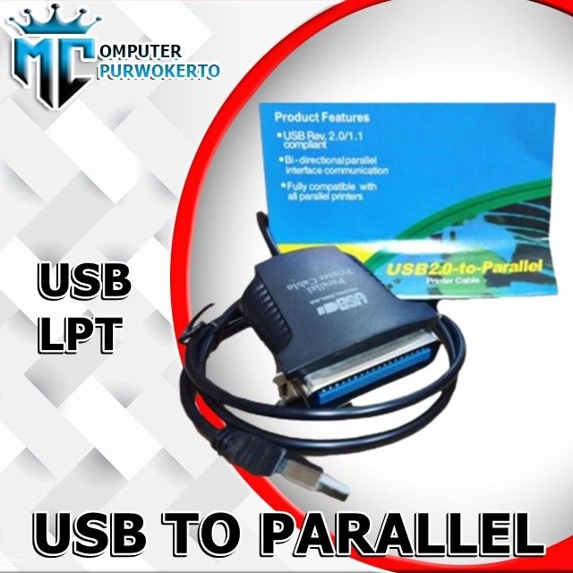 Kabel Converter USB to Paralel Printer Port Parallel 36 Pin-USB to LPT | Lazada Indonesia