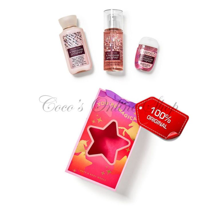 [FREE P BAG] B.B.W. A THOUSAND WISHES Mini Gift Travel Mini Set (Mist ...