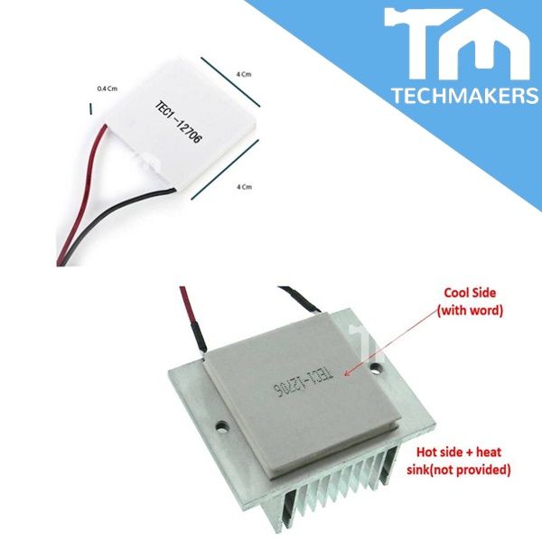 TEC1-12706 (60W) / 12710 (92W) / 12715 (134W) TEC 12V 40x40mm ...