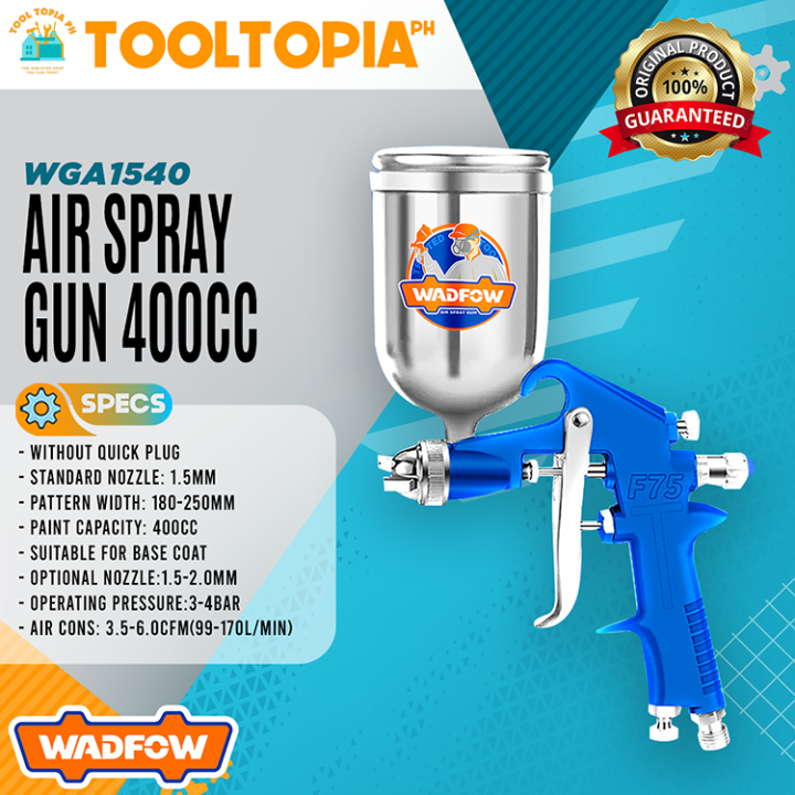 WADFOW AIR SPRAY GUN 400CC WGA1540 HD & HIGH QUALITY 🔧Tooltopia PH🔧 ...