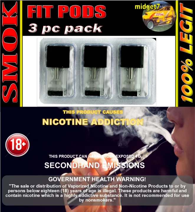 SMOK Fit Atomizer Pods (3-Pack) | Lazada PH