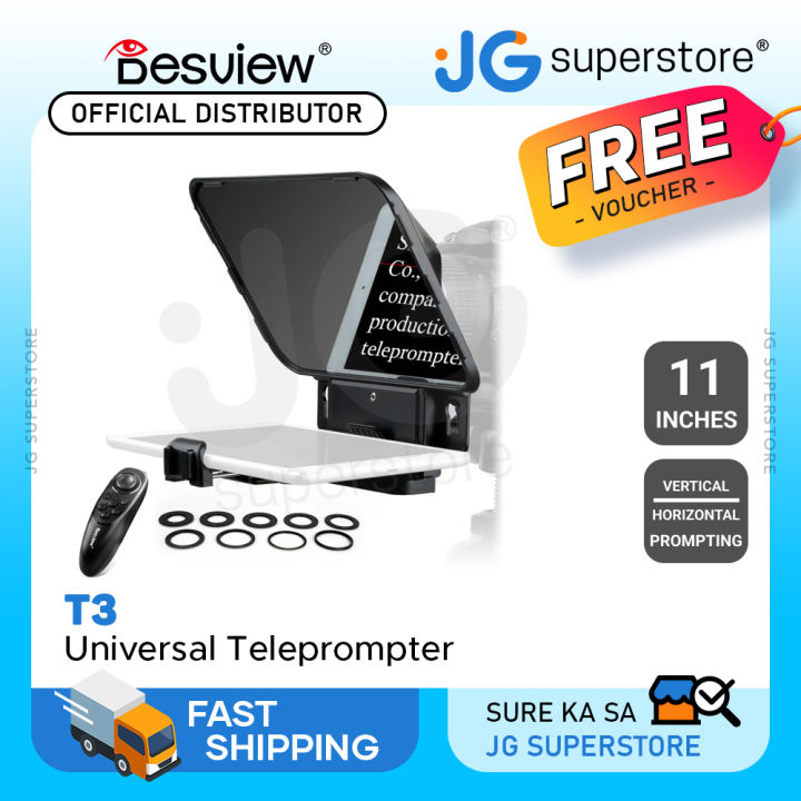 Desview / Bestview T3 11" Universal Teleprompter with Horizontal ...