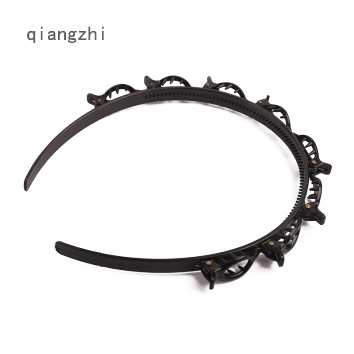 QZHหลายชั้นกลวงทอเรียบพาร์ทิชันหัวเข็มขัดคาดศีรษะแถบคาดศีรษะสายคาดหัว ...