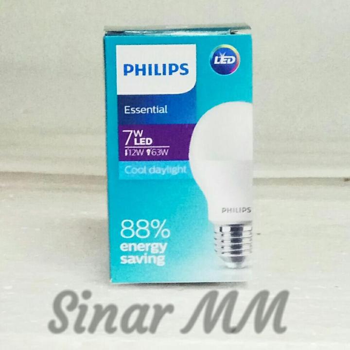 Lampu Philips Led Essential 7 watt/isi 10 pcs | Lazada Indonesia