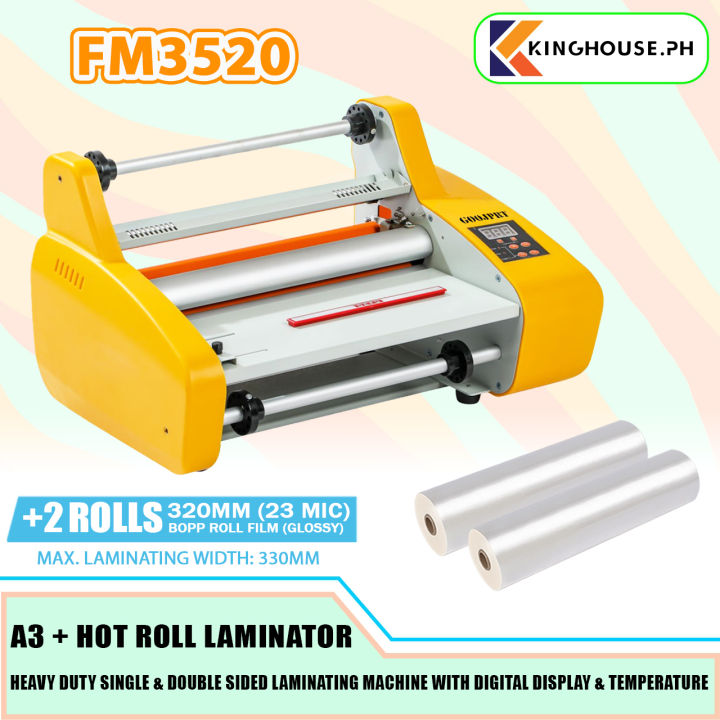 Goojprt Fm3520 A3 Hot Roll Laminator Heavy Duty Single And Double Sided