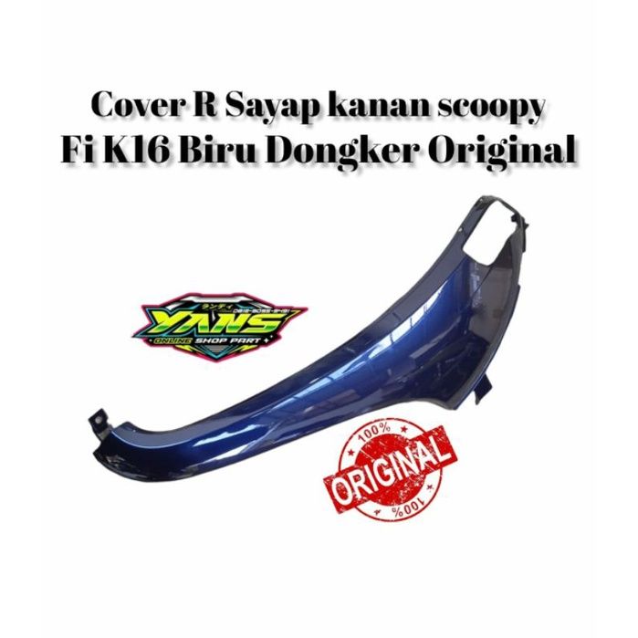 Cover R Sayap Samping Kanan Scoopy Fi K16 Biru Dongker Original | Lazada Indonesia