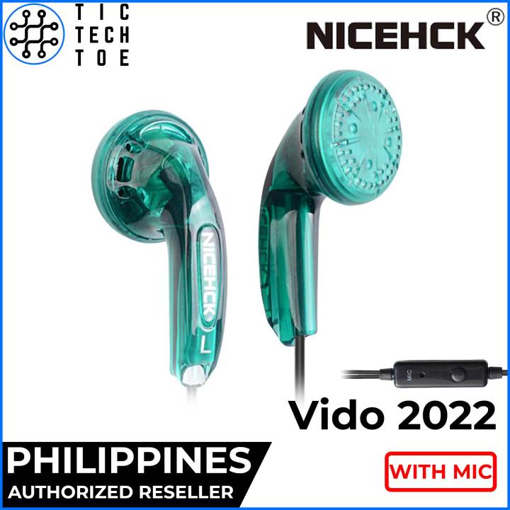 NiceHCK Vido Flat Head Dynamic Earbuds with Mic | Lazada PH