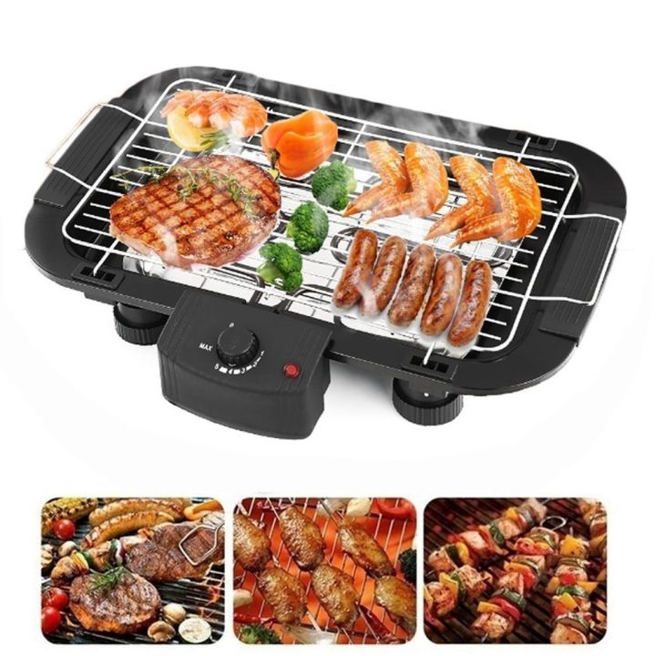 ECU0N Outdoor Smokeless Griddle 5 Temperature Mode Barbecue for Home ...