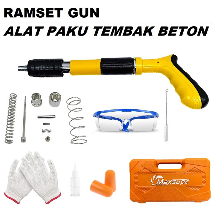Alat Paku Tembak Tembok Beton - Fastening Gun - Ramset Gun MODEL T500 ...