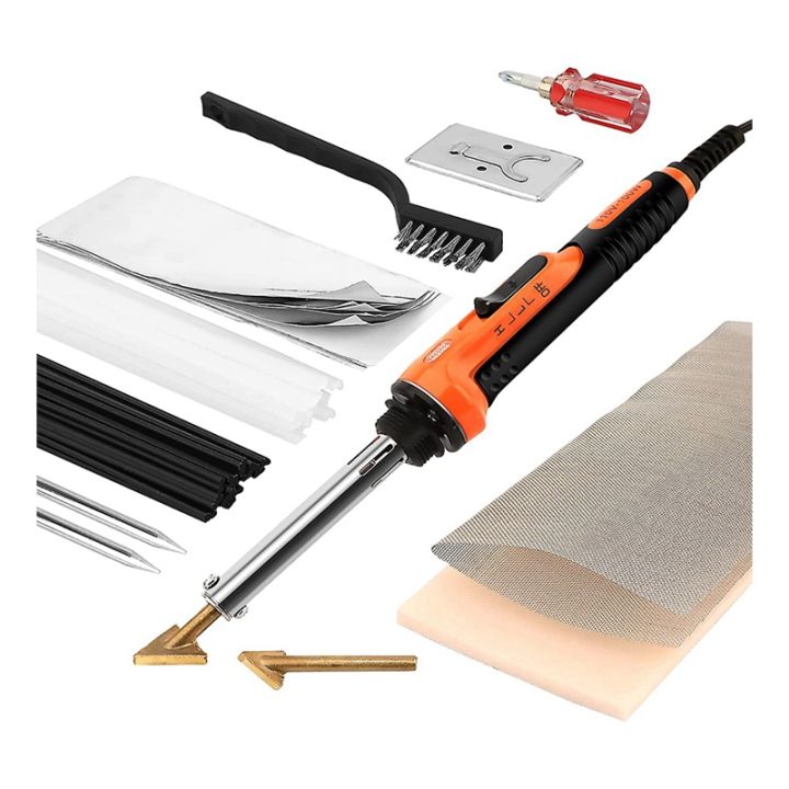 100W Plastic Welding Kit, 2-In-1 Plastic Welder & Soldering Iron with ...